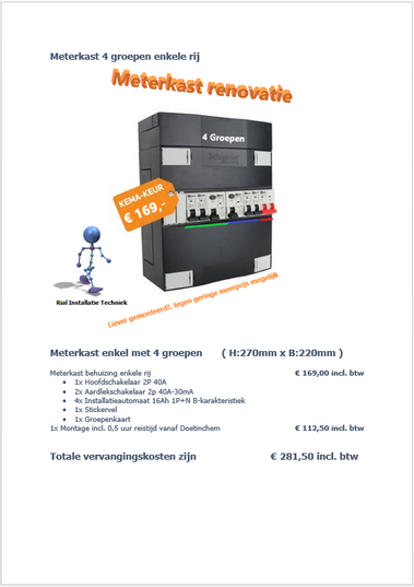 Meterkast renovatie - Rial Installatie Techniek
